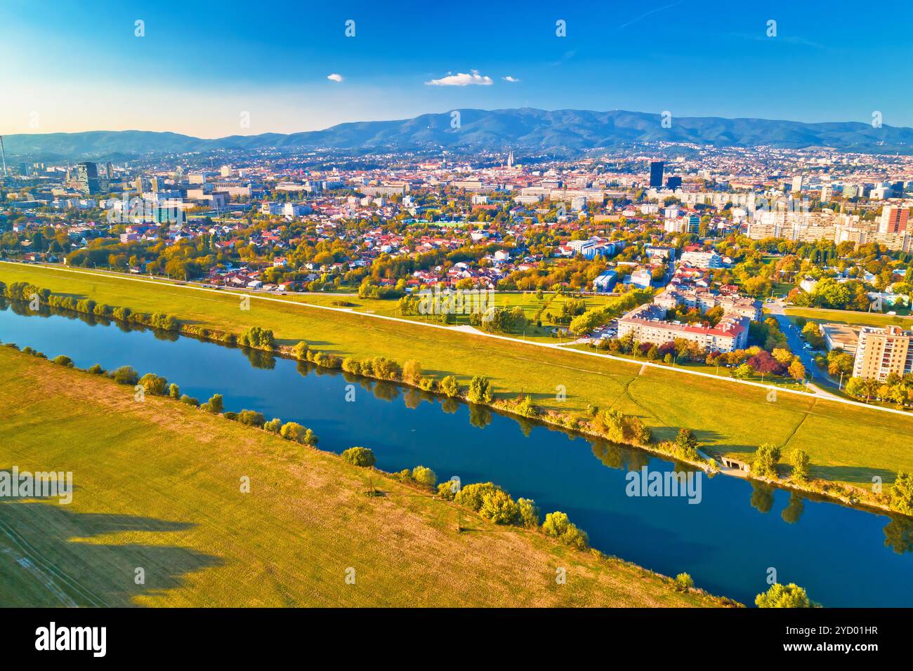 Sava river aerial hi-res stock photography and images - Alamy