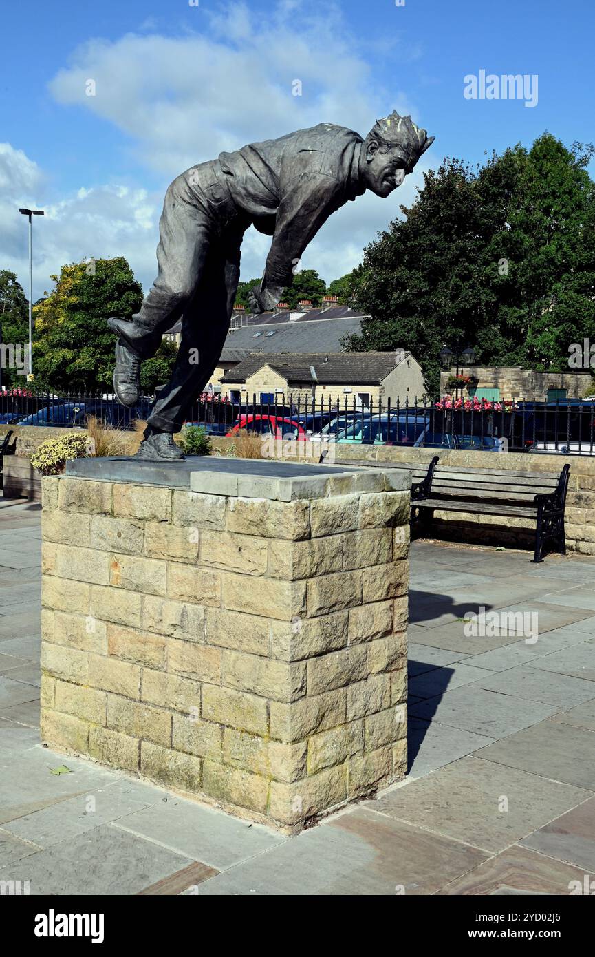 This bronze statue of Fred Trueman, one of cricket's greatest bowler ...