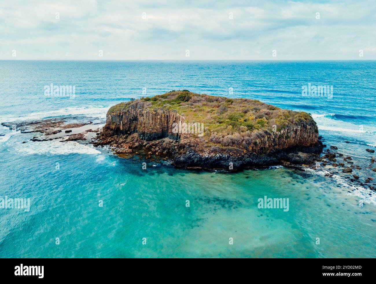 Aerial views over Stack Island Australia Stock Photo - Alamy