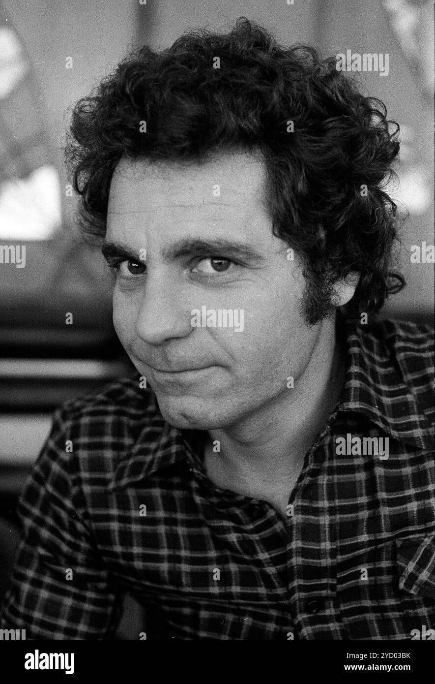 Argentine actor Hugo Arana during a press interview, Buenos Aires ...