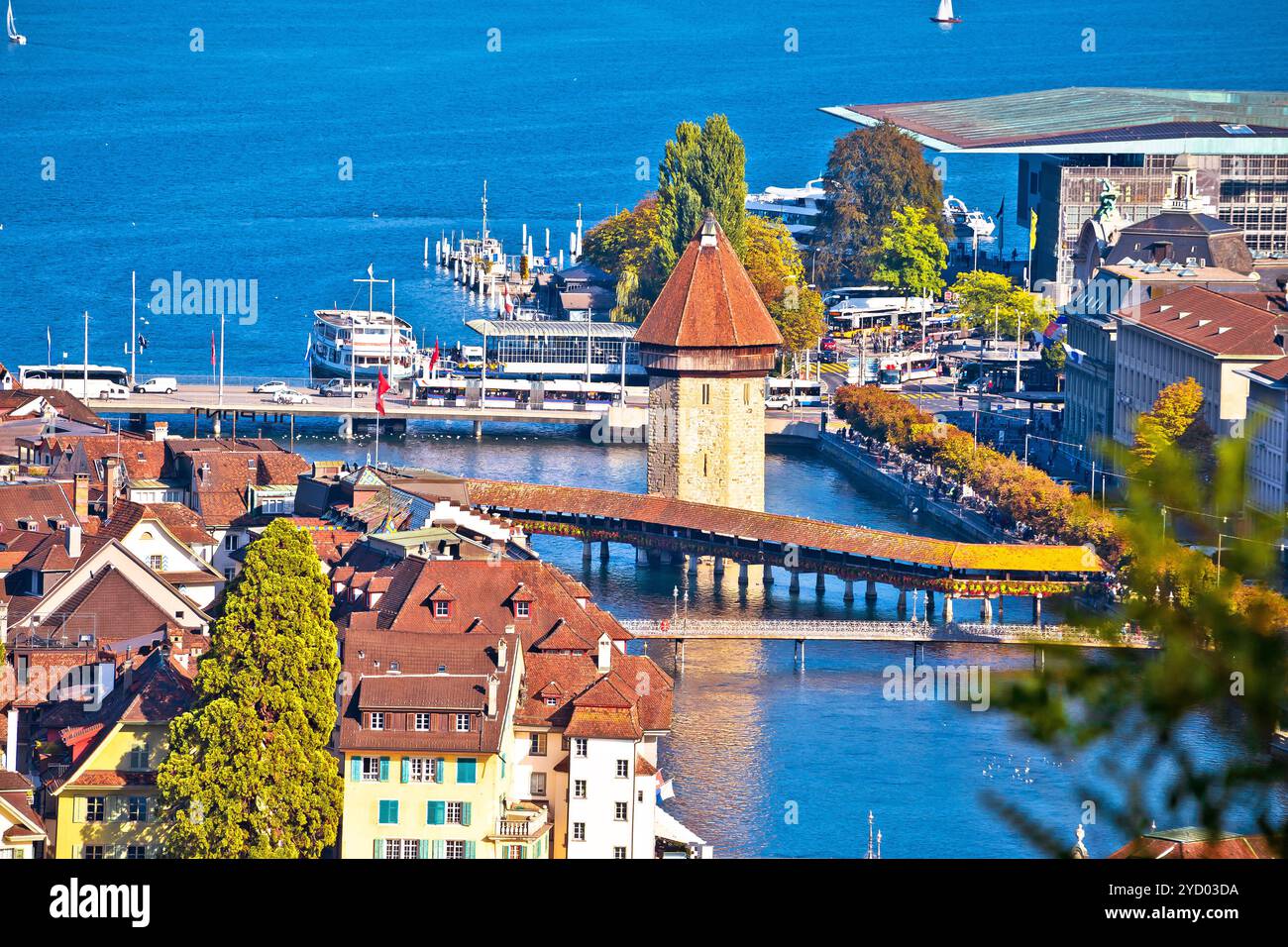 Panoramic view city mountain hi-res stock photography and images - Alamy