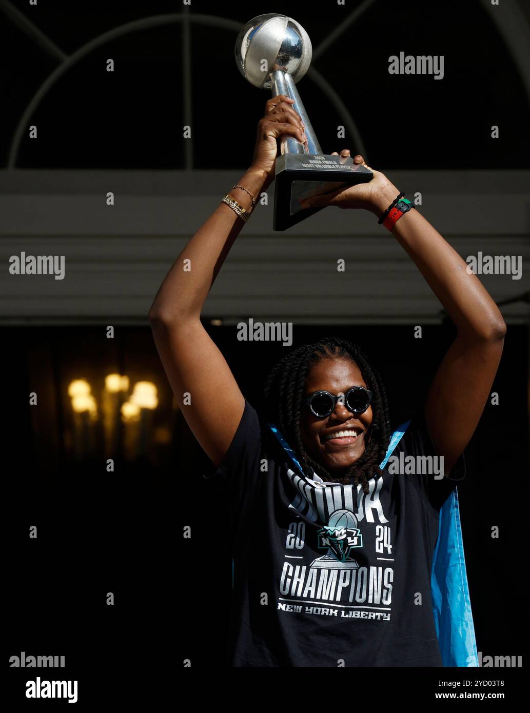 New York, United States. 24th Oct, 2024. WNBA 2024 champions New York ...