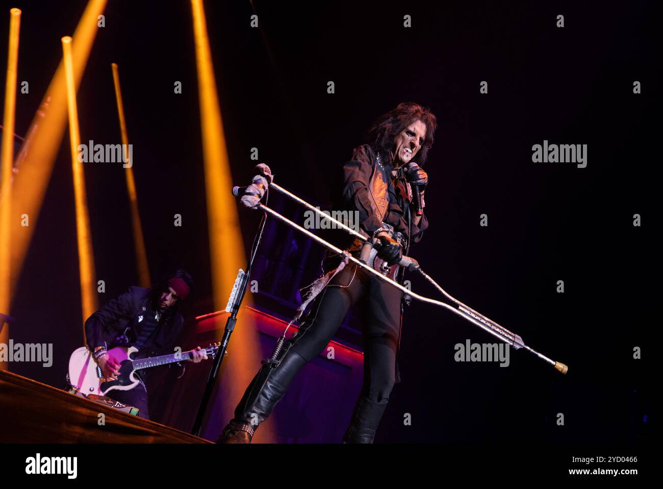 Alice Cooper live in concert at Birmingham Utilita Arena, 'Too Close ...