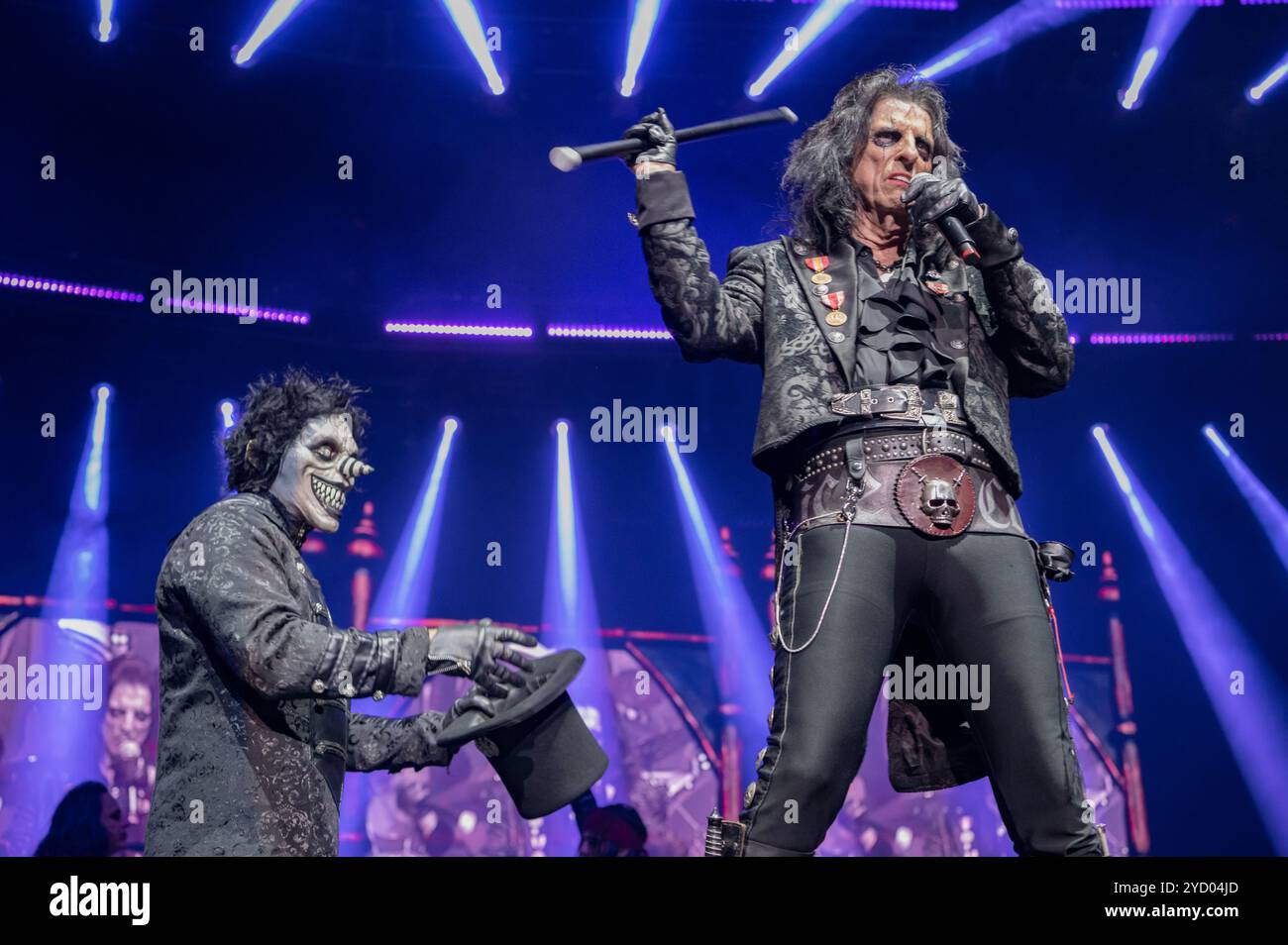 Alice Cooper live in concert at Birmingham Utilita Arena, 'Too Close ...