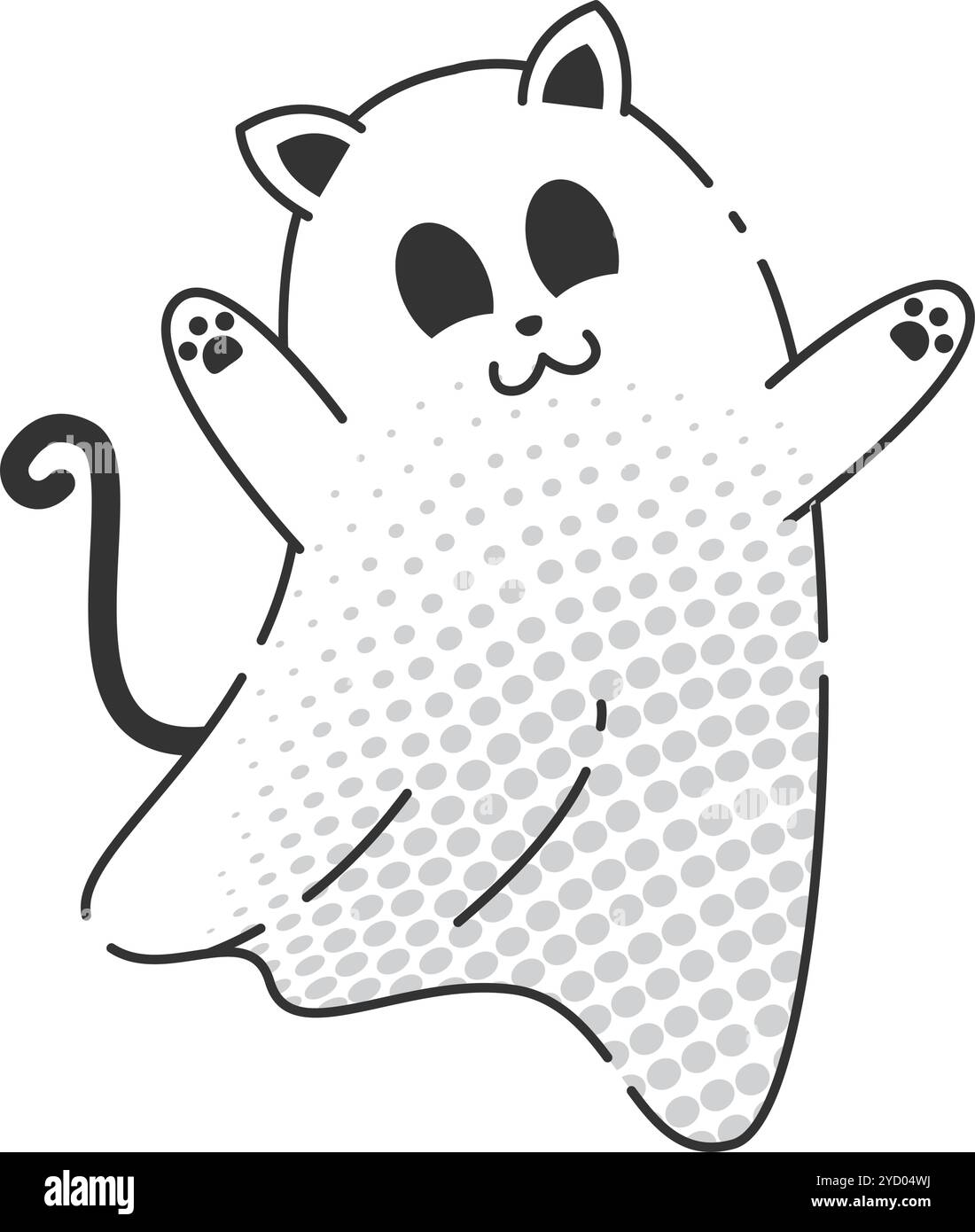 Black and white animated effect Stock Vector Images - Alamy