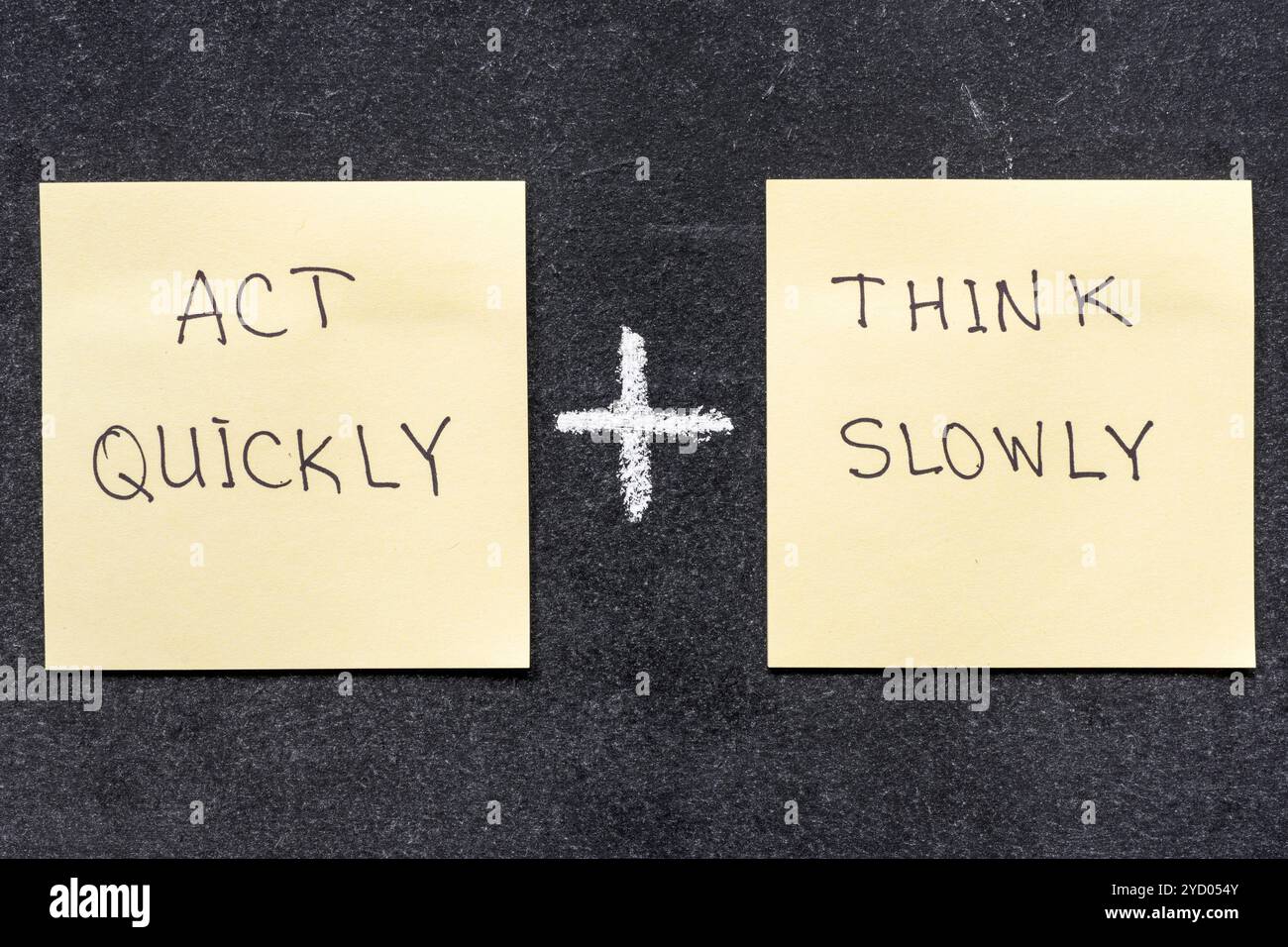 Act and think Stock Photo - Alamy