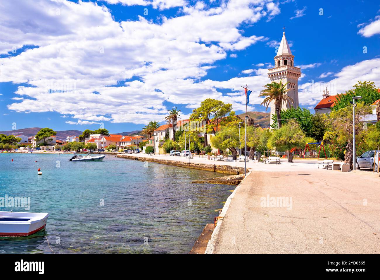 Ancient architecture and waterfront of Kastel Stafilic, Split ...