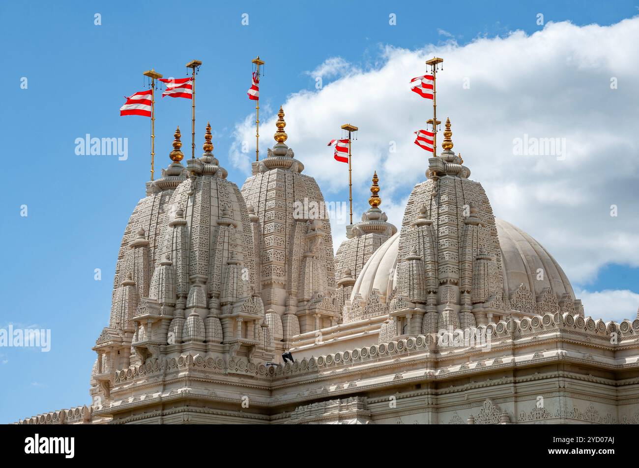 BAPS Shri Swaminarayan Mandir, London, UK Stock Photo - Alamy