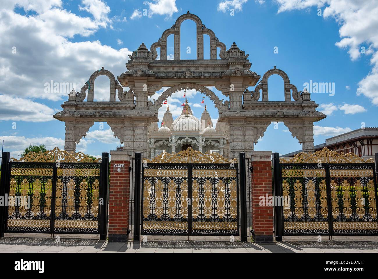 BAPS Shri Swaminarayan Mandir, London, UK Stock Photo - Alamy