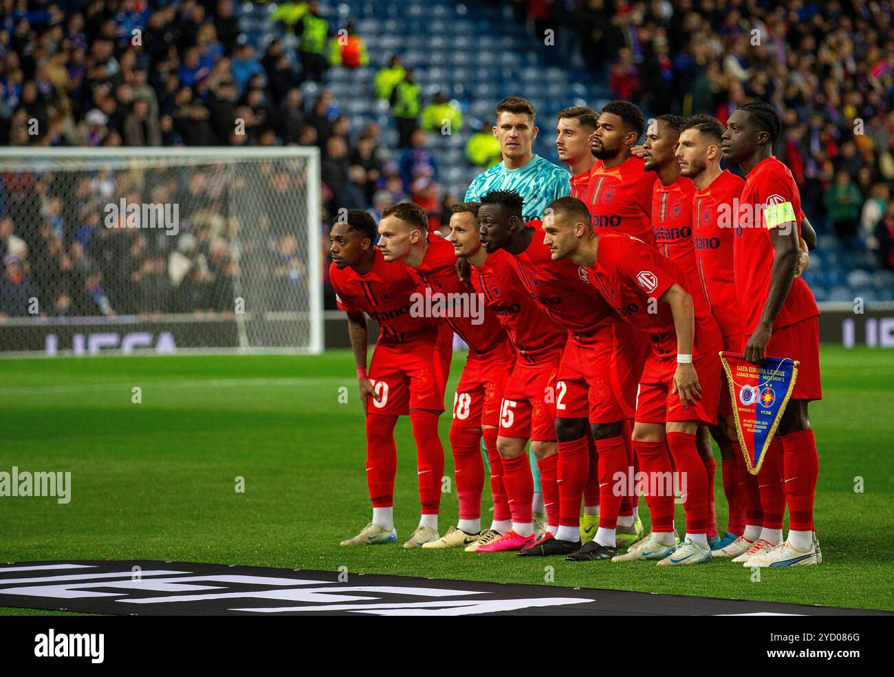 Ibrox Stadium, Glasgow, UK. 24th Oct, 2024. UEFA Europa League Football ...