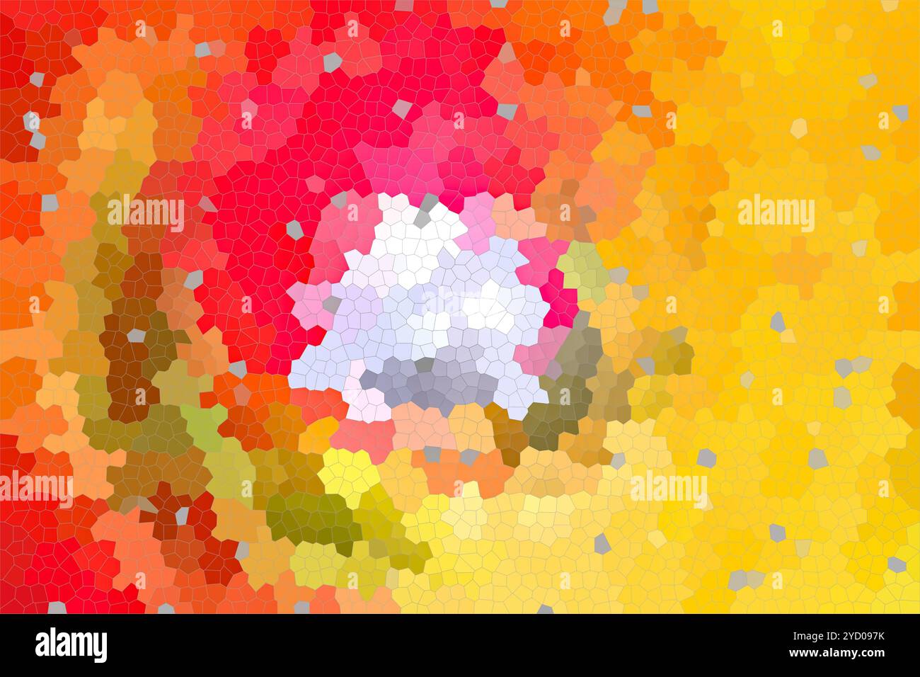 Multi-color mosaic-effect raster abstract background from photo, shades ...