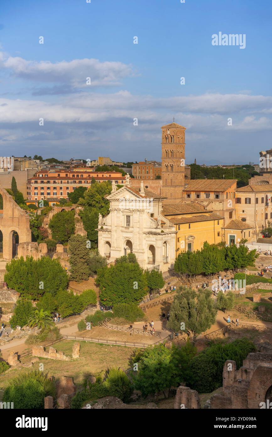Basilica of Santa Maria Nova, Basilica of Santa Francesca Romana, Roman Forum, Rome, Lazio ...