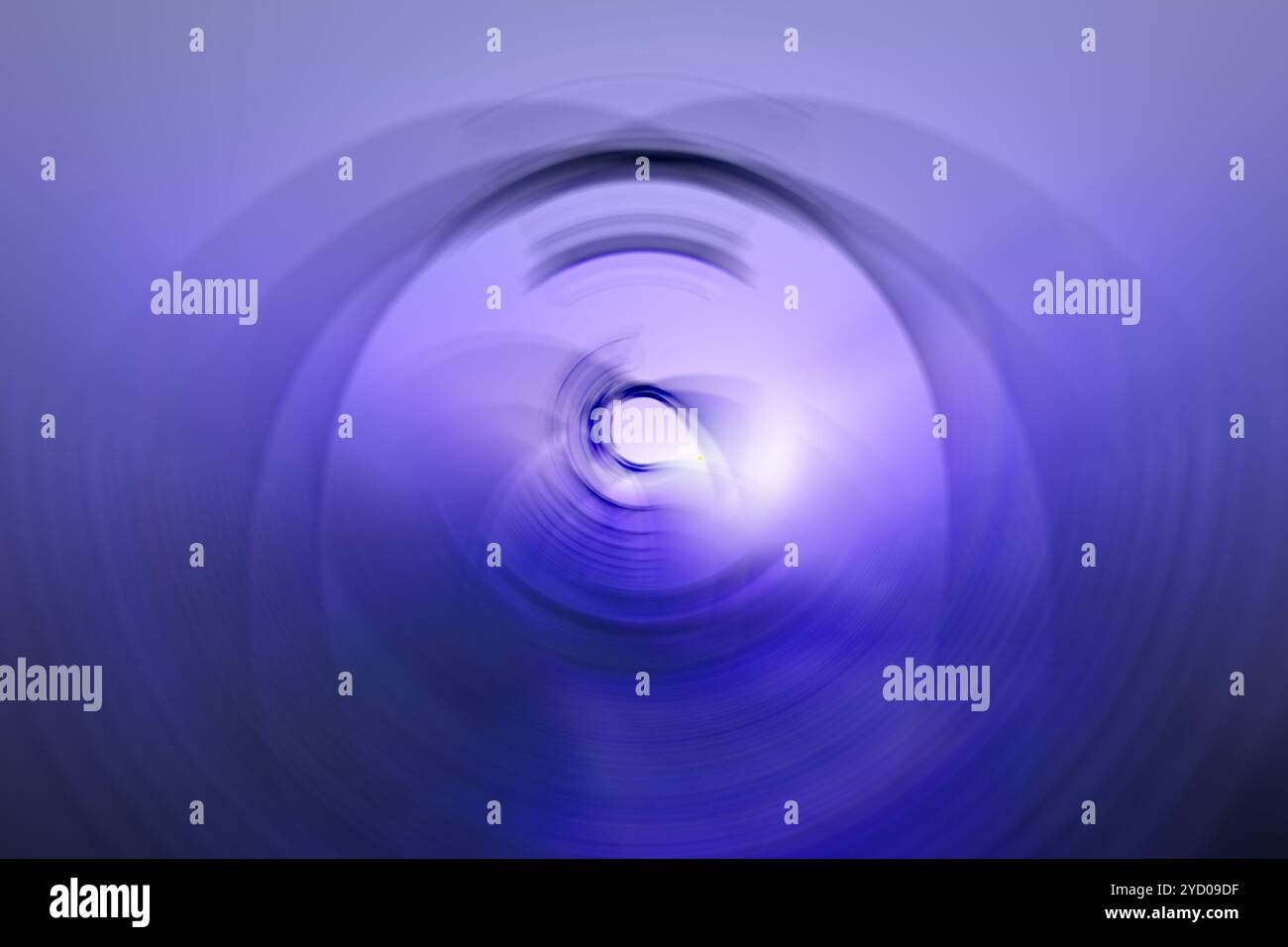 Wormhole effect in shades of purple, multi-color raster abstract ...