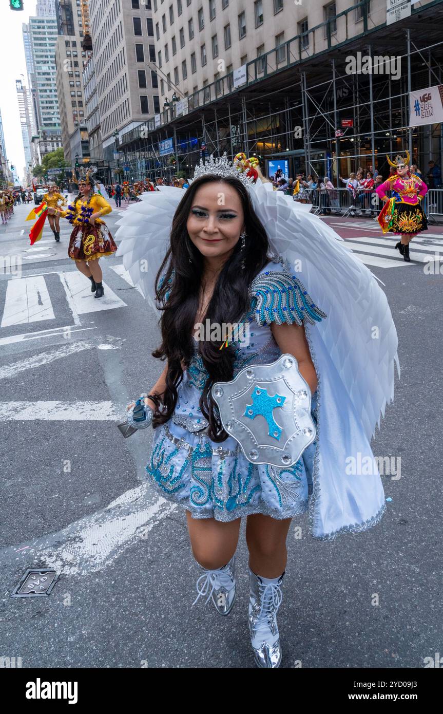 2024 International Hispanic Day Parade on 5th Avenue in New York City ...