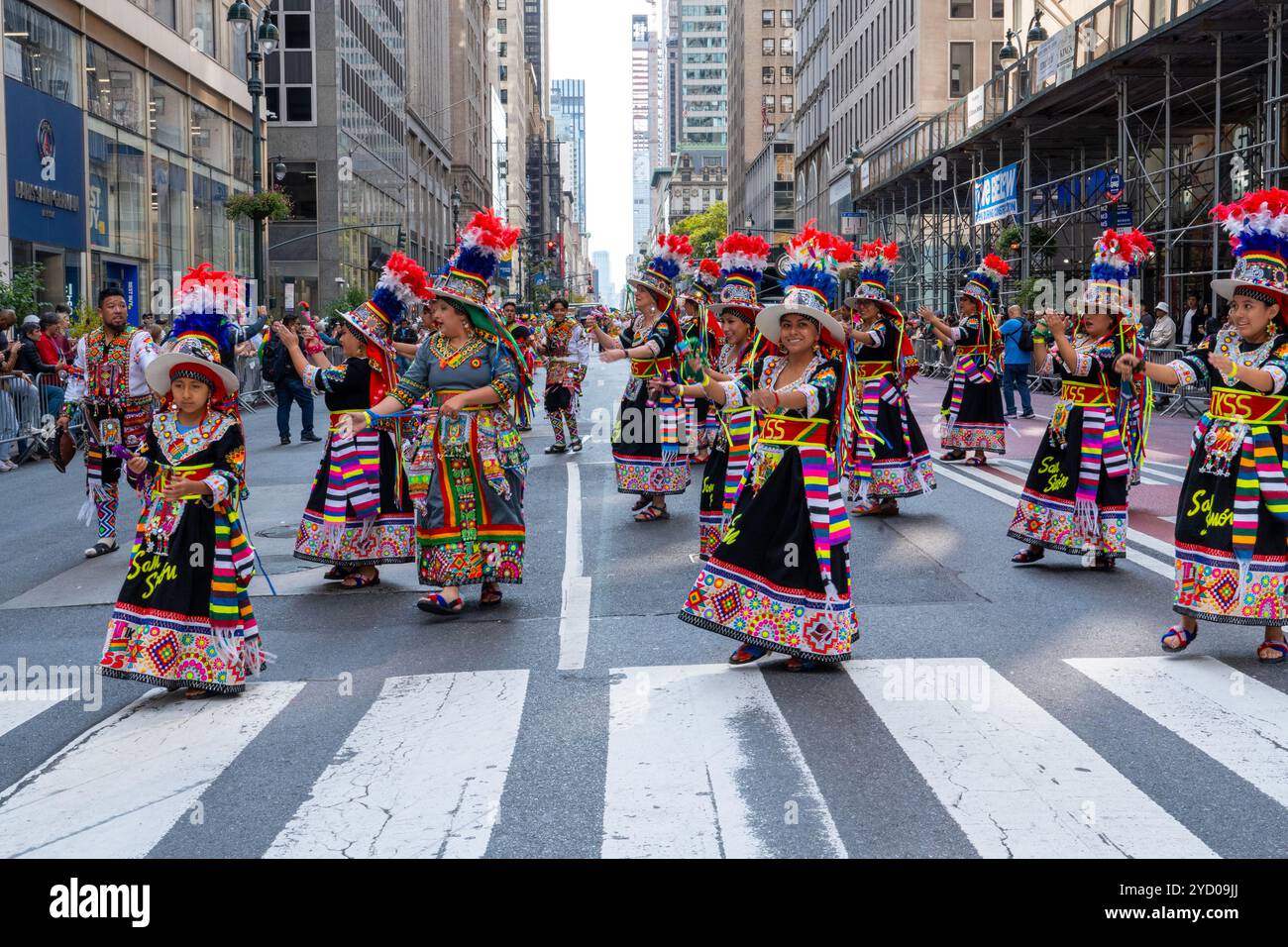 2024 International Hispanic Day Parade on 5th Avenue in New York City ...