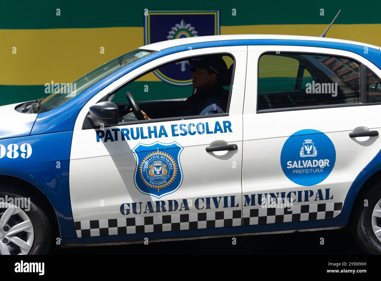 Salvador, Bahia, Brazil - September 07, 2024: A school patrol car from ...