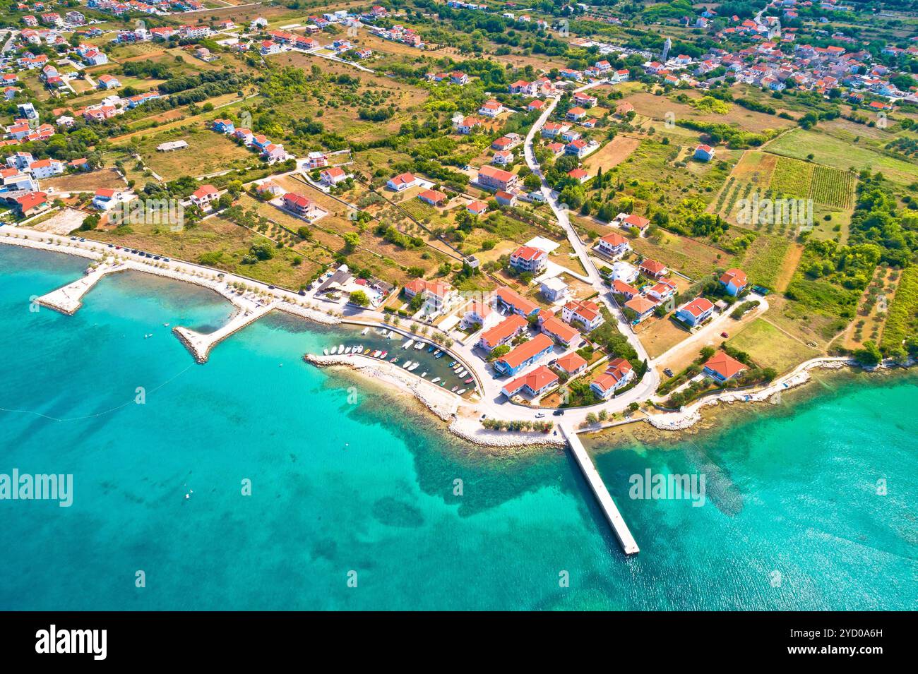 Aerial panoramic view zaton hi-res stock photography and images - Alamy