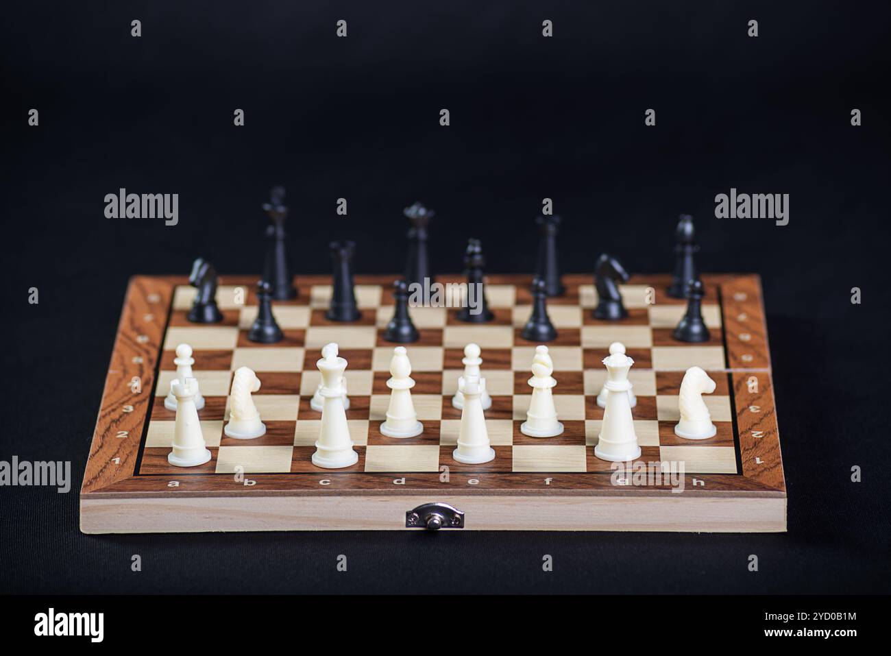 Black and white chess set isolated chess piece king, queen, bishop ...