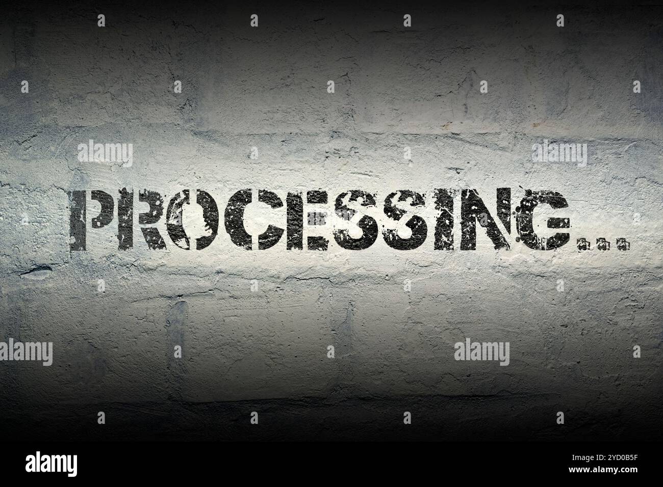 Processing WORD GR Stock Photo - Alamy