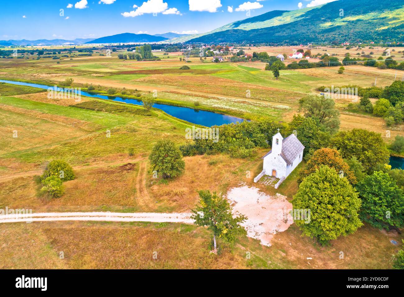 Aerial view old mill hi-res stock photography and images - Alamy