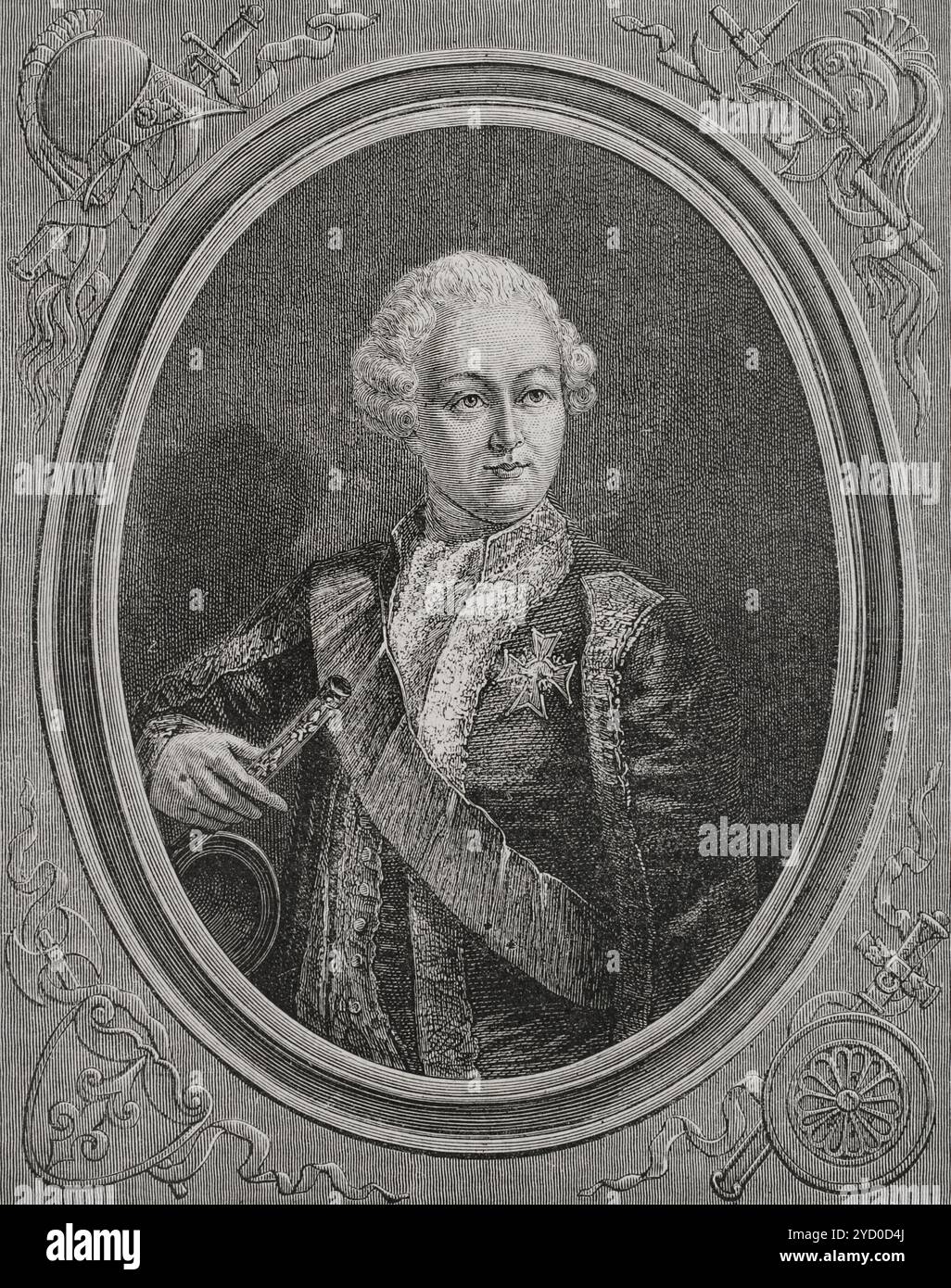 Victor-François de Broglie (1718-1804), 2nd Duke of Broglie. Aristocrat ...
