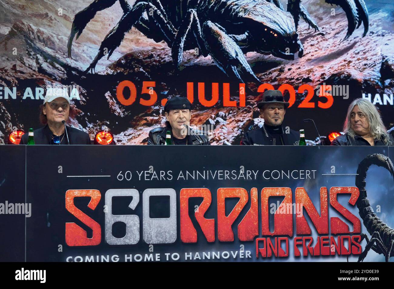 Matthias Jabs, Klaus Meine, Rudolf Schenker und Mikkey Dee bei einer ...