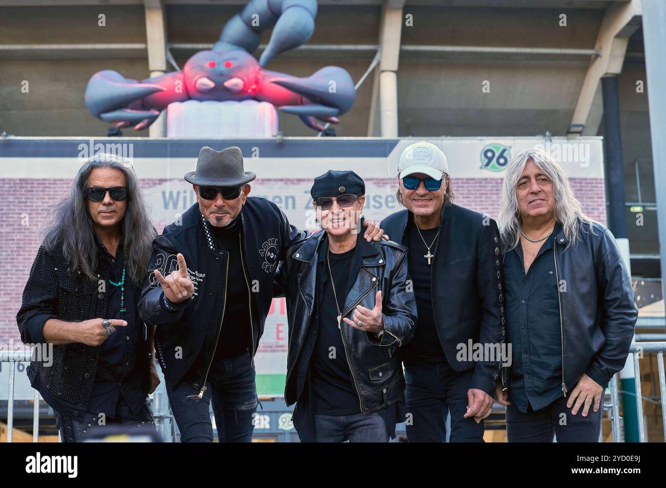 von den Scorpions beim Photocall anlässlich ihres Coming Home -Konzerts ...