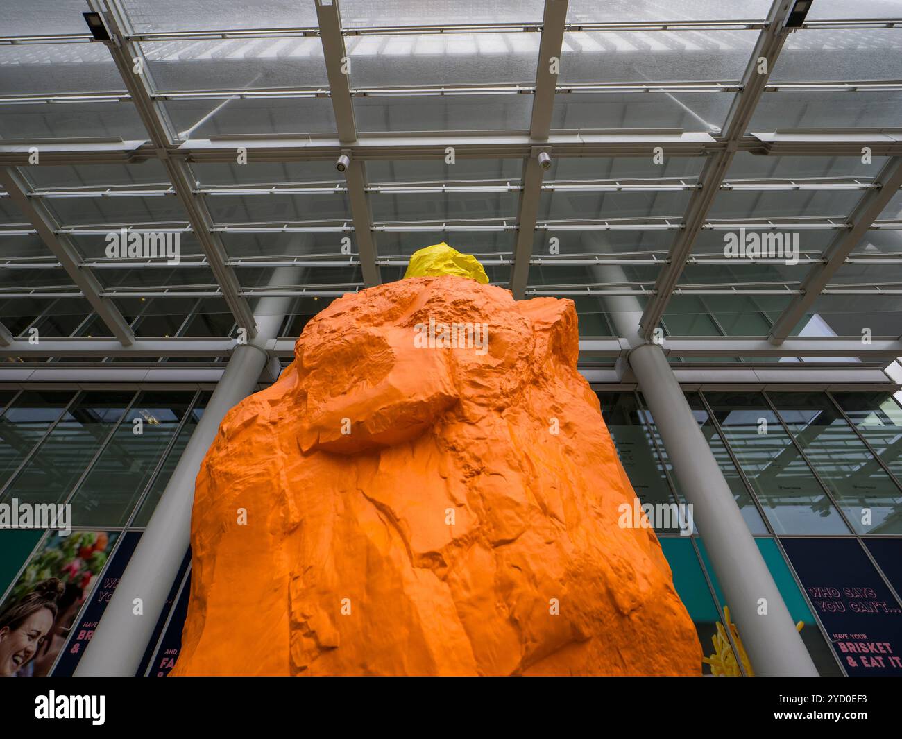 Yellow Orange Hermit, by Ugo Rondinone, Paddington Square, Mixed Use ...