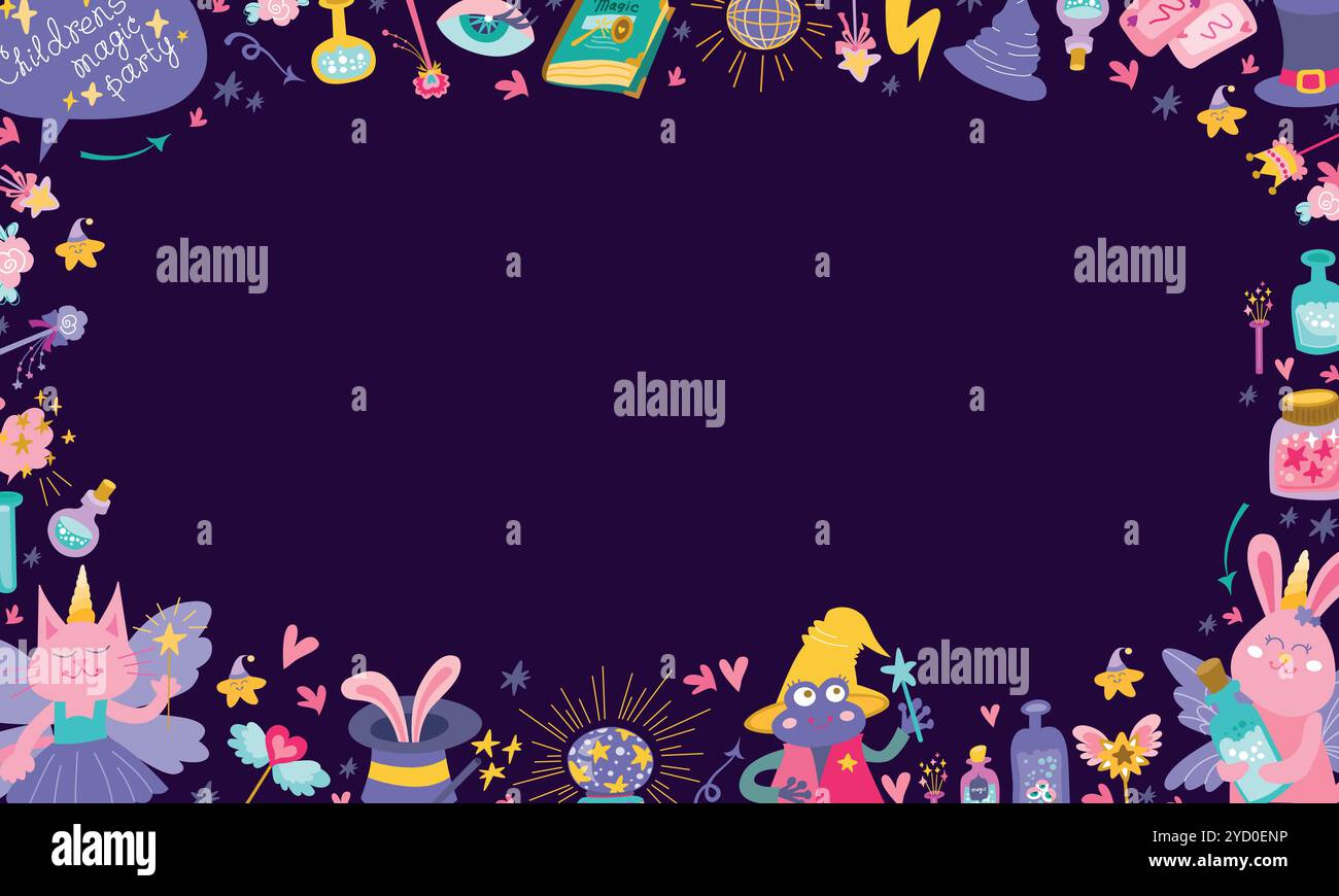 Childrens hand in blue Stock Vector Images - Alamy