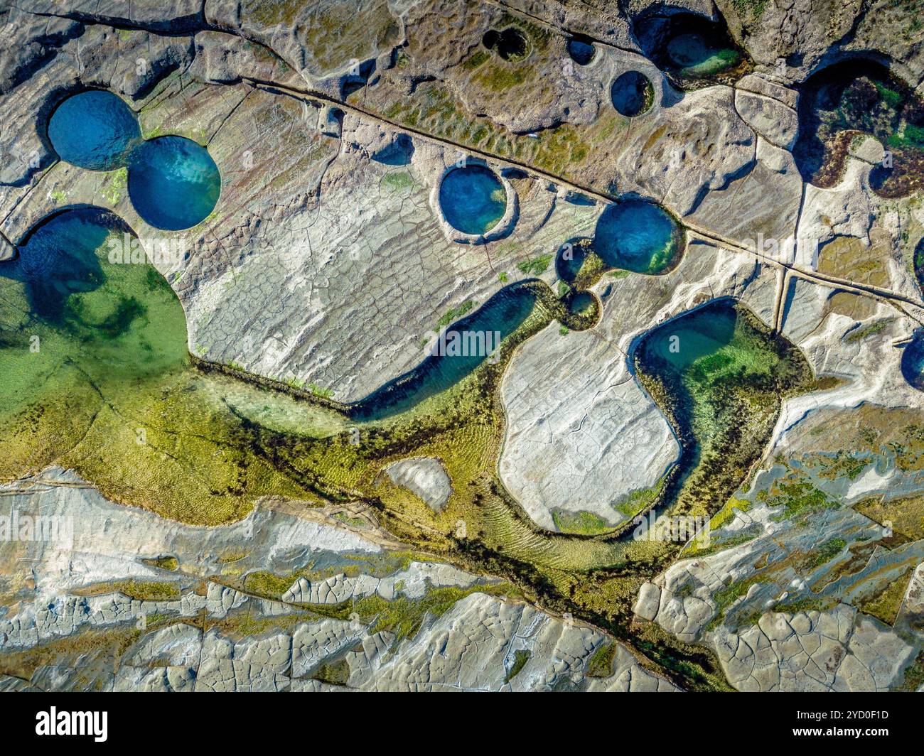 Rock pool aerial natural pools hi-res stock photography and images - Alamy