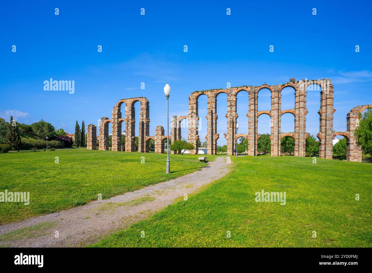 Acueducto De Los Milagros, Aqueduct of Miracles, Merida, Estremadura ...