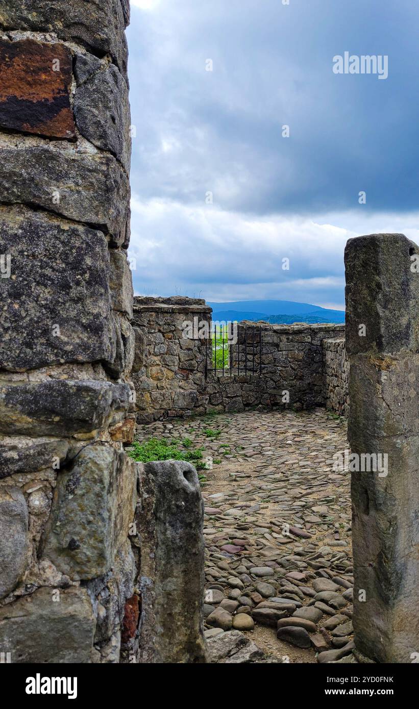Ancient stone ruins on the mountain Stock Photo - Alamy