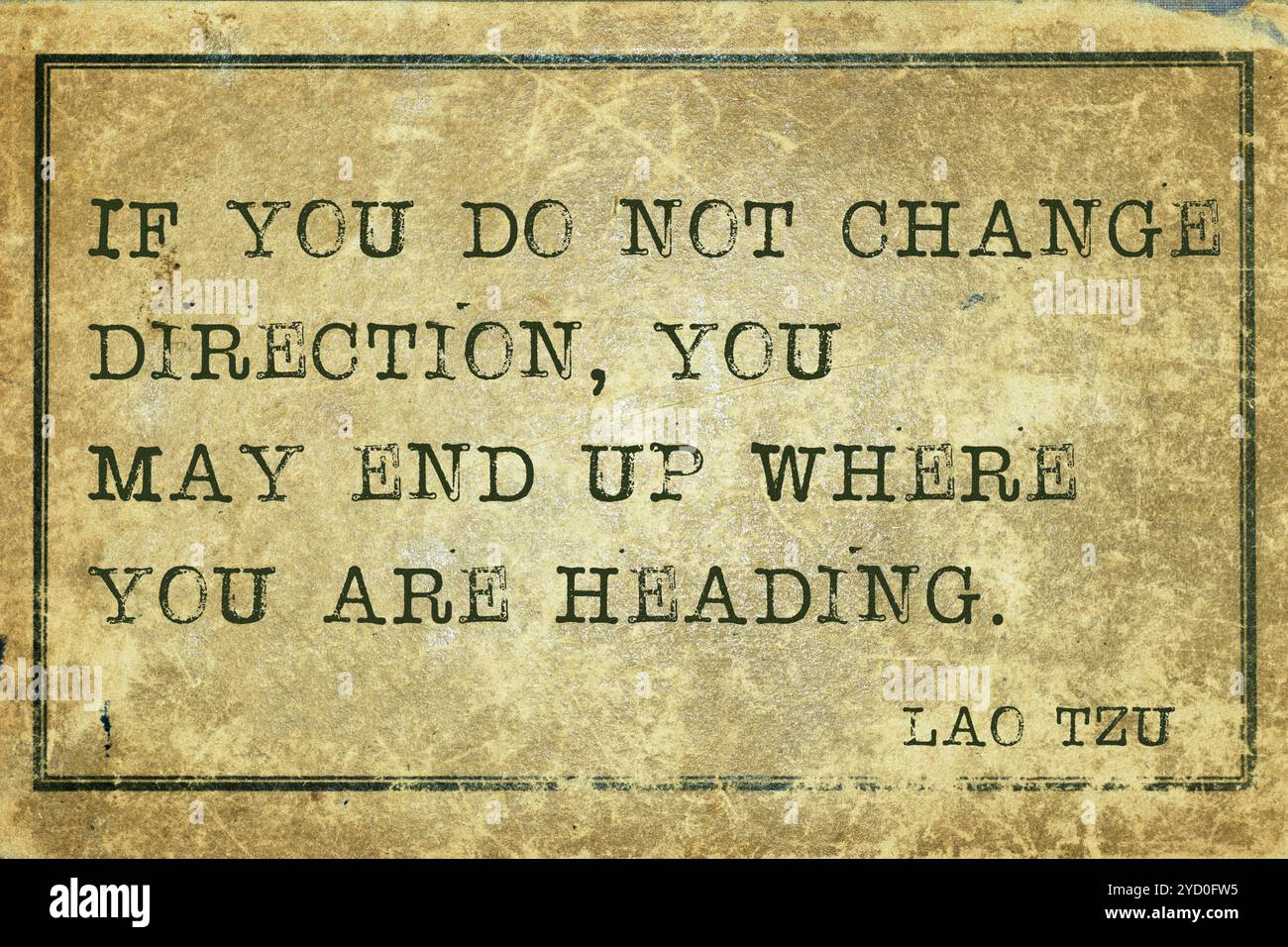 Change direction Tzu Stock Photo - Alamy