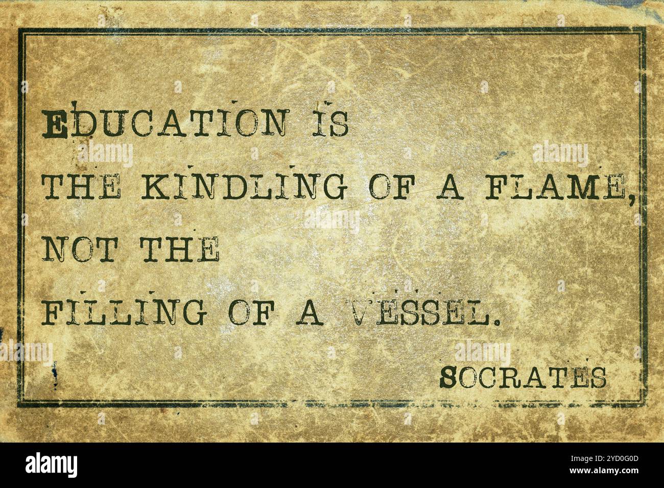 Education is the kindling of a flame - ancient Greek philosopher ...