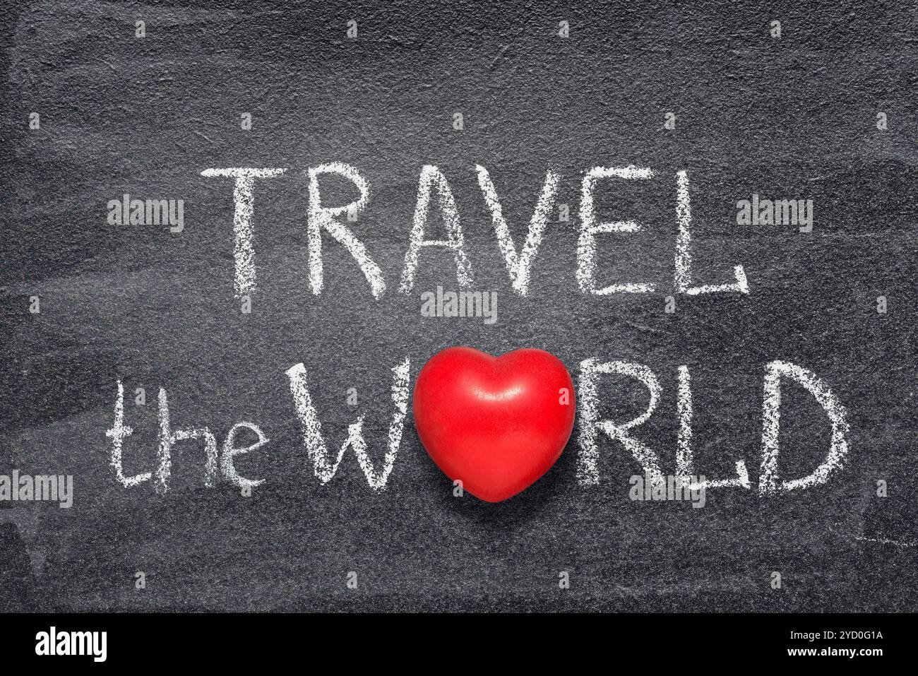 Travel the world heart Stock Photo - Alamy