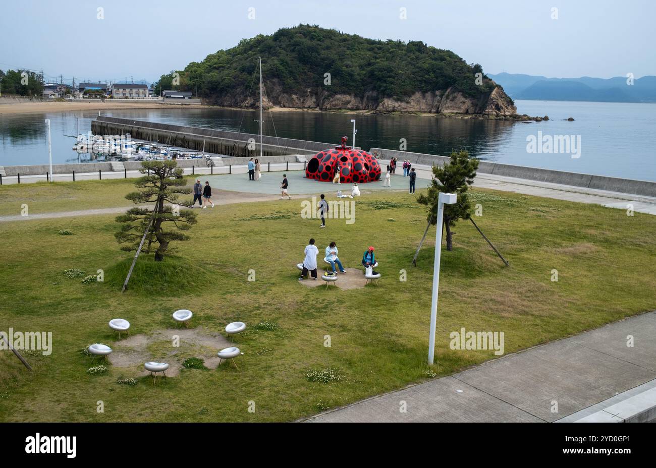 Miyanoura Port in Naoshima Art Island in Japan Stock Photo - Alamy