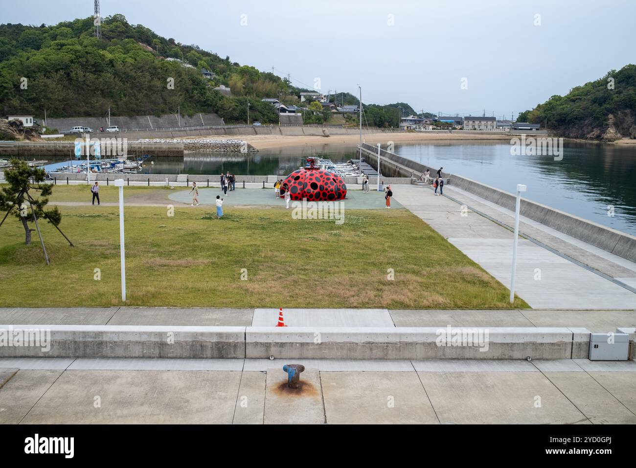 Miyanoura Port in Naoshima Art Island in Japan Stock Photo - Alamy