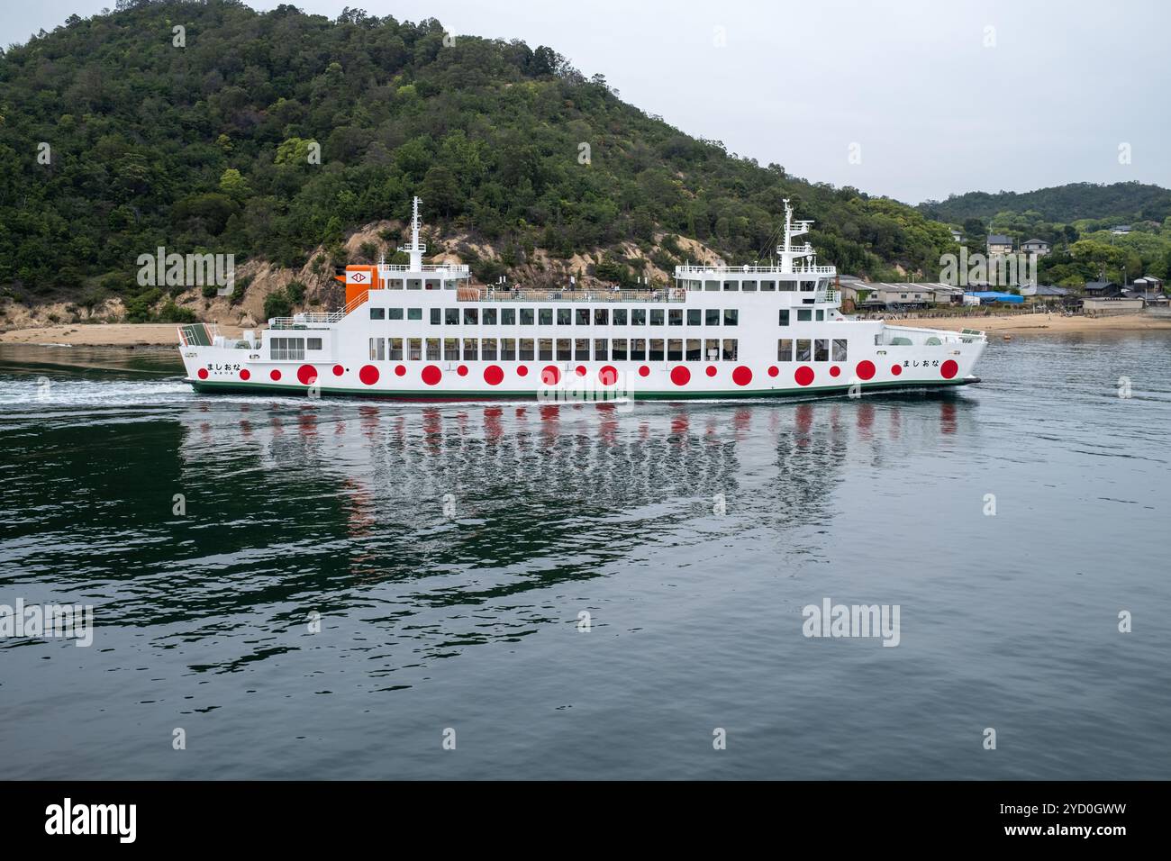Passenger Car Ferry from Uno to Naoshima Japan Stock Photo - Alamy