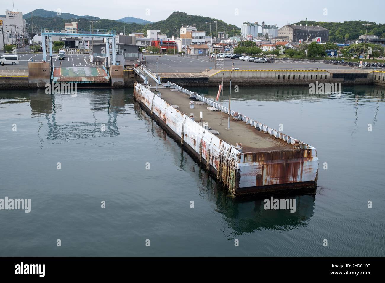 Ferry Port at Uno in Japan Stock Photo - Alamy