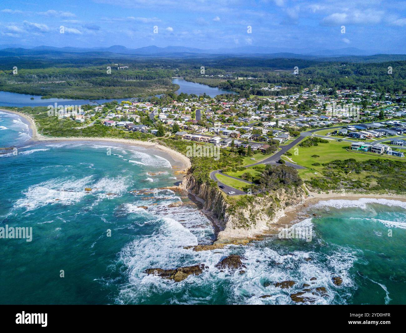 Tomakin aerial views of beaches and escarpment Stock Photo - Alamy