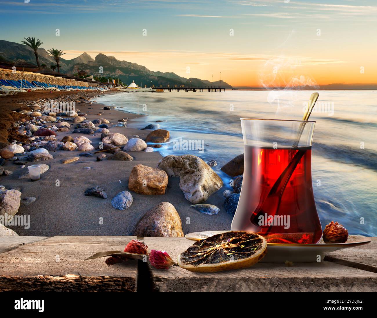 Old ocean beach tea hi-res stock photography and images - Alamy