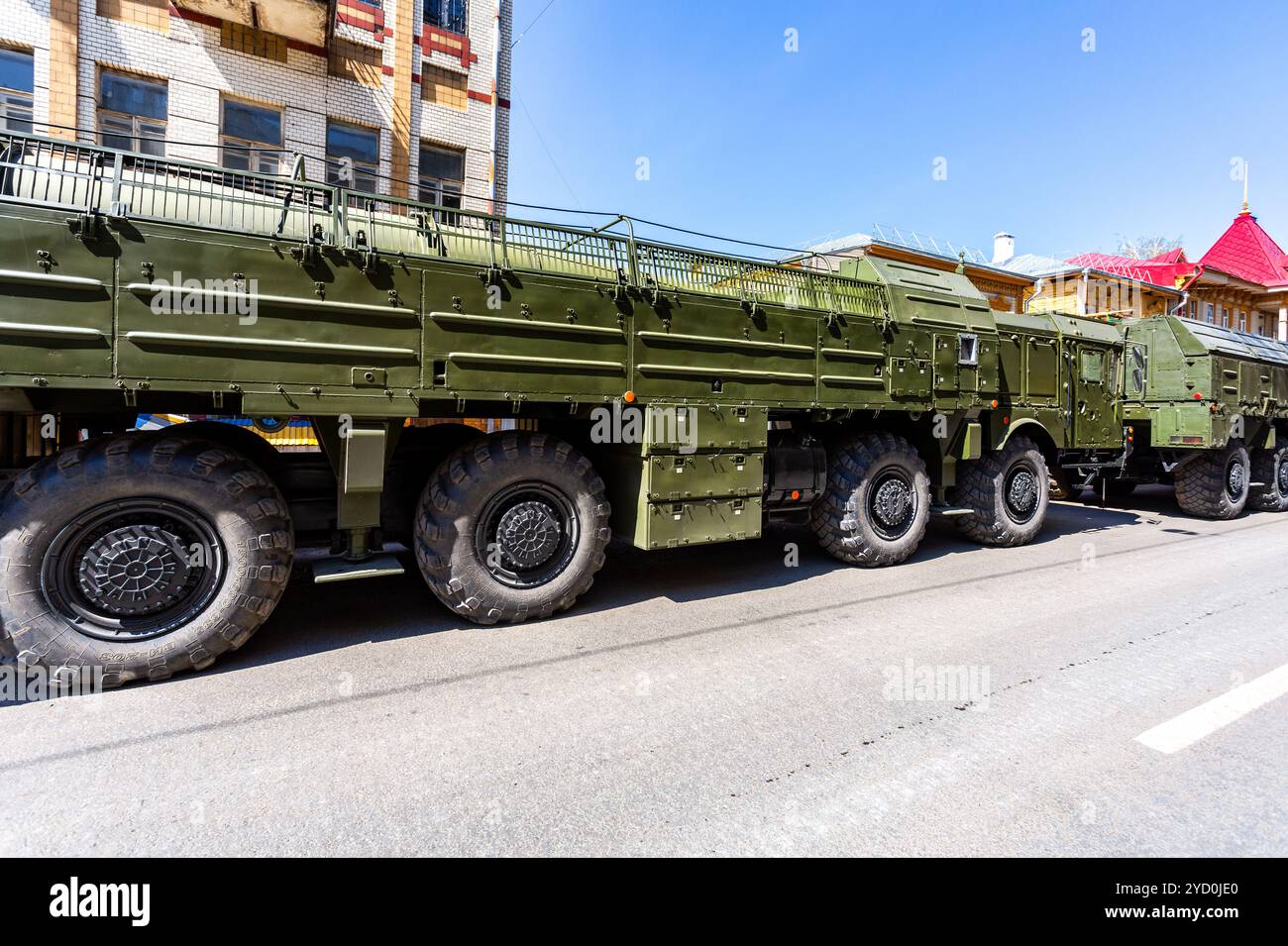 Russian mobile ballistic missile system 9K720 Iskander Stock Photo - Alamy
