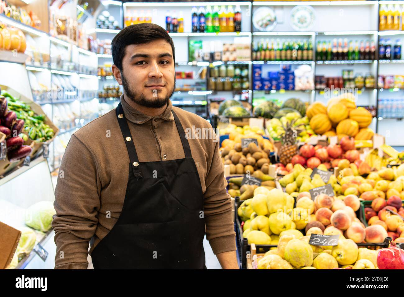 people vegan groceries buying organic selling caucasian seller man food ...