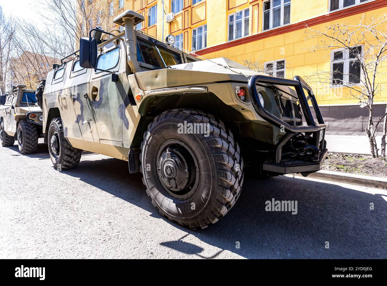 High-mobility vehicles GAZ-2330 Tigr Stock Photo - Alamy