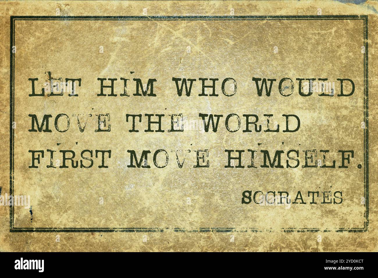 Move world print Stock Photo - Alamy