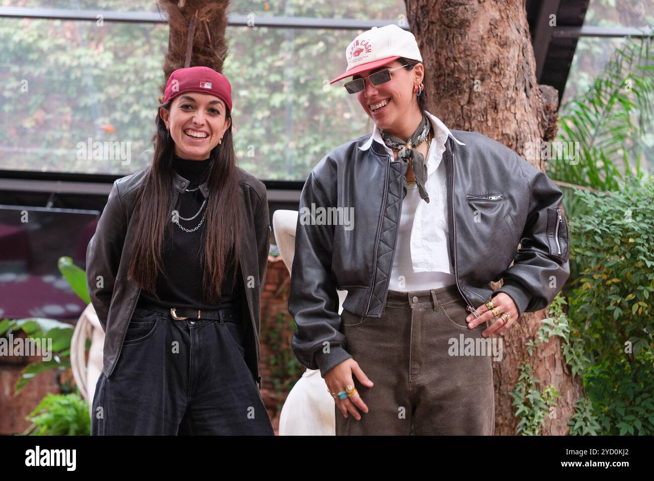 The musical duo Marlena poses during the presentation of their new ...