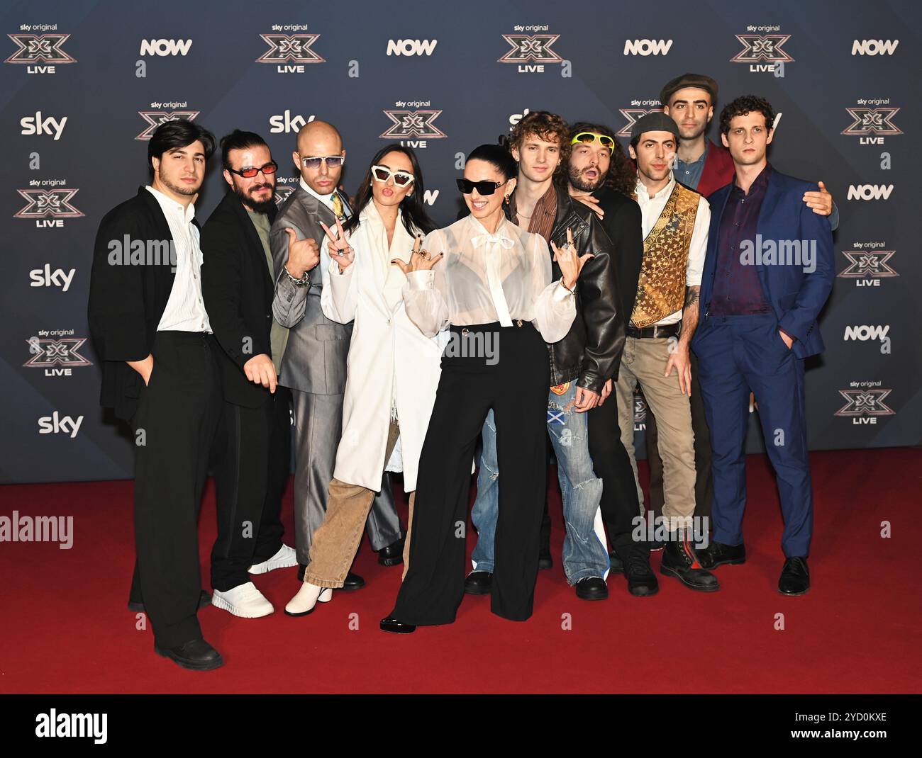 Milan, Italy Live Show of X Factor 2024 photocall judges, presenters ...