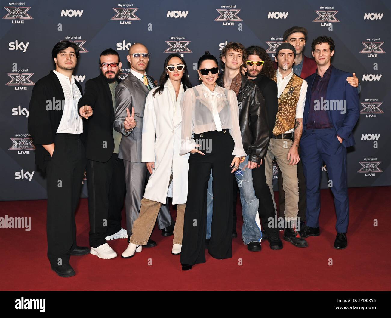 Milan, Italy Live Show of X Factor 2024 photocall judges, presenters ...