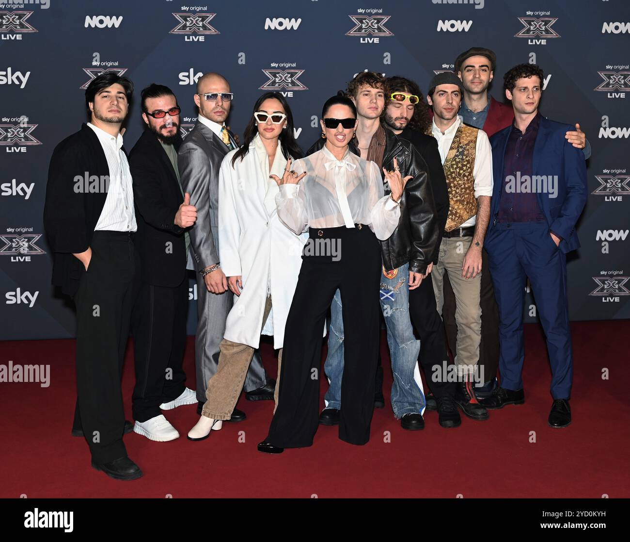 Milan, Italy Live Show of X Factor 2024 photocall judges, presenters ...