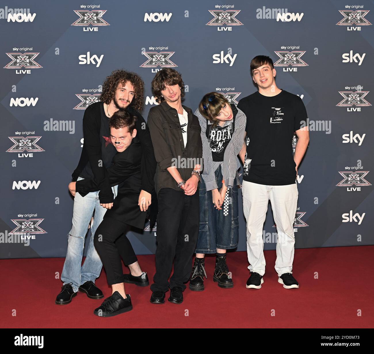 Milan, Italy Live Show of X Factor 2024 photocall judges, presenters ...